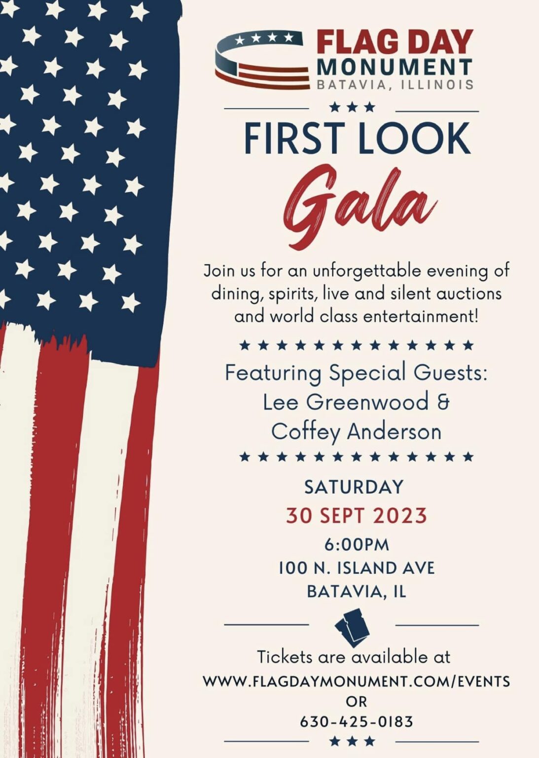 Gala and First Look of The Flag Day Monument - Batavia MainStreet