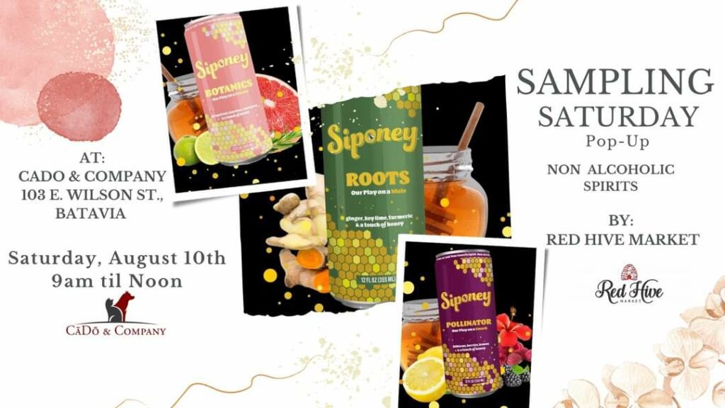 Sampling Saturday Pop-Up: Non-Alcoholic Spirits - Batavia MainStreet