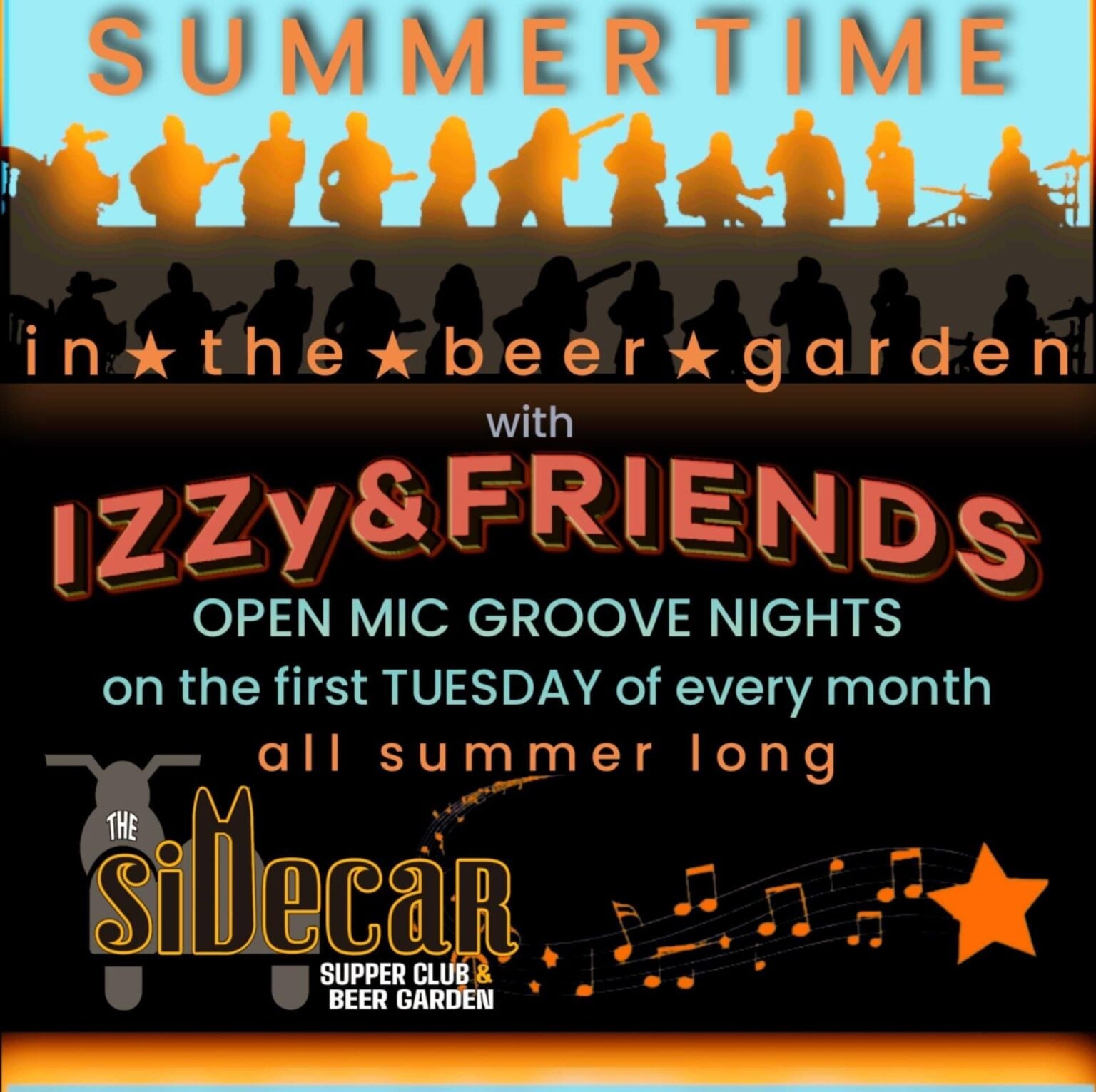 Izzy & Friends First Tuesday Open Jam - Batavia MainStreet